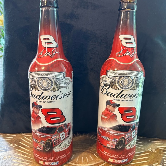Budweiser | Other | Budweiser Racing Edition Bottles Red And Black Dale ...